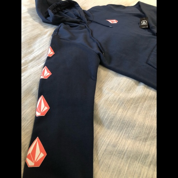 Volcom | Shirts | Volcom 2 Sickly Stones Hoodie Pulloverindigo | Poshmark